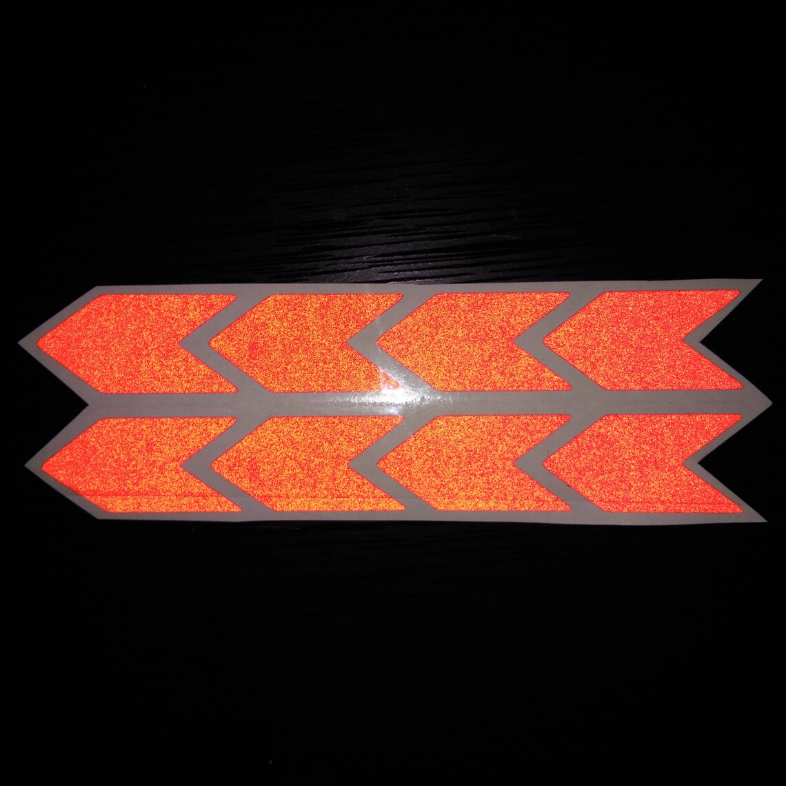 Chevron Reflective Sticker Decal Arrow High x8 Quality 25x50 | Etsy