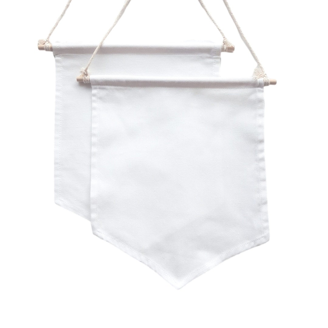 2x Blank Plain Pennant Banner Home Wall Hanging Decoration - Etsy