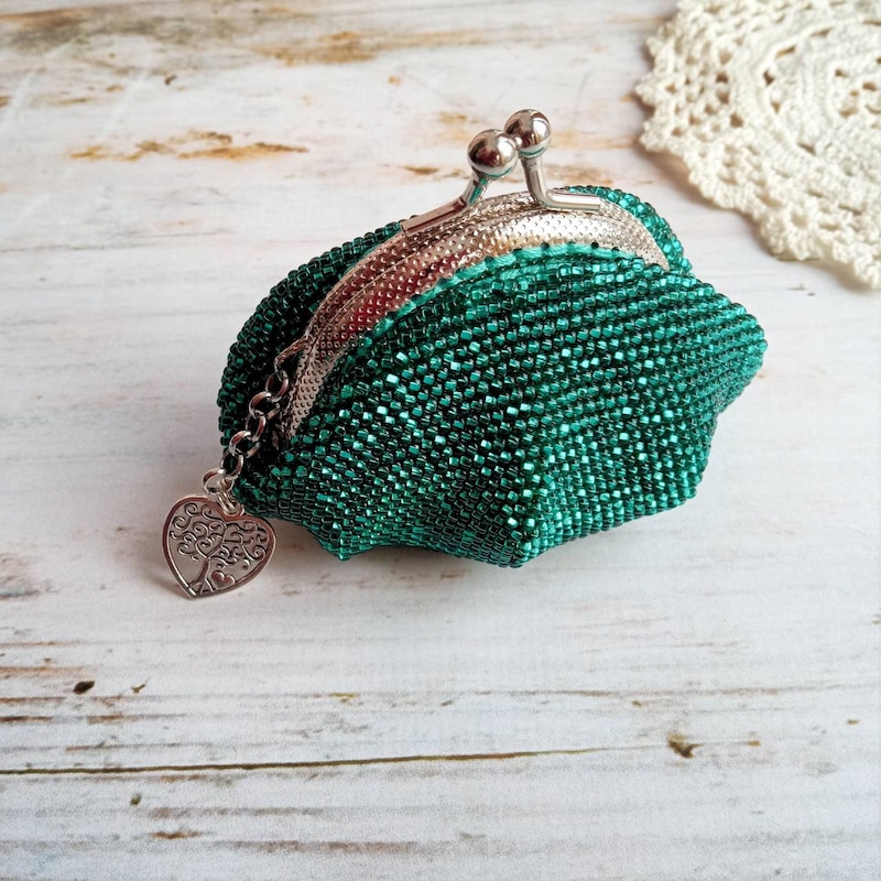 Beaded Coin Purse - Etsy