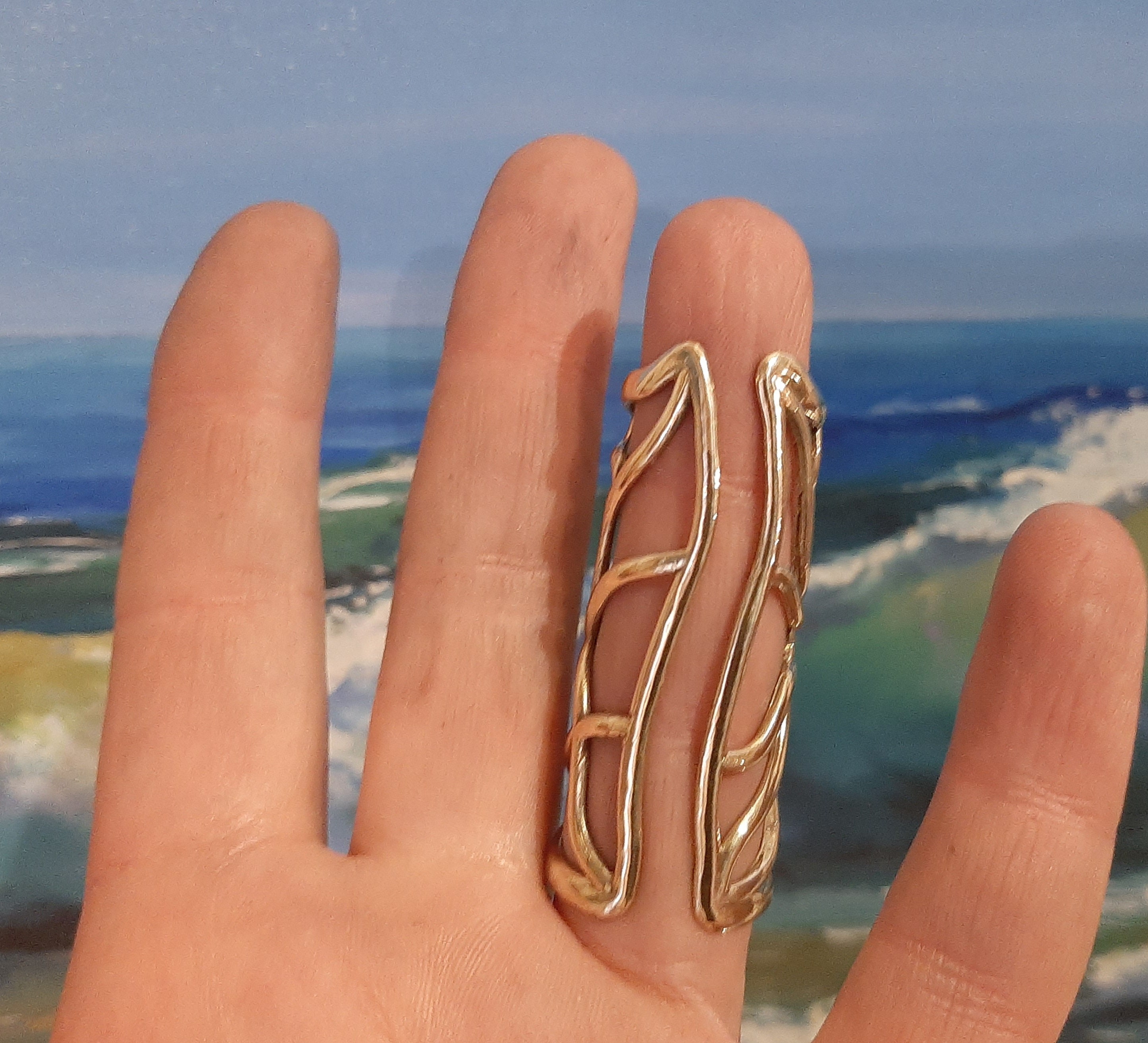 Arthritis Finger Splint for Both Joints Full Finger Ring - Etsy