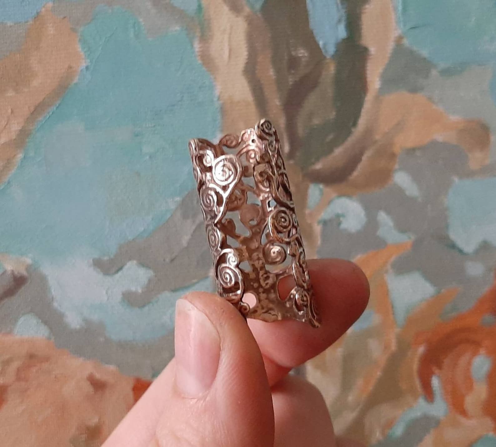 Arthritis Finger Splint for Both Joints Ring Yellow Bronze - Etsy