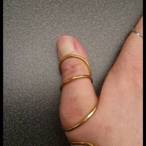 Arthritis Thumb MCP Splint Yellow Bronze, EDS Splint Ring - Etsy