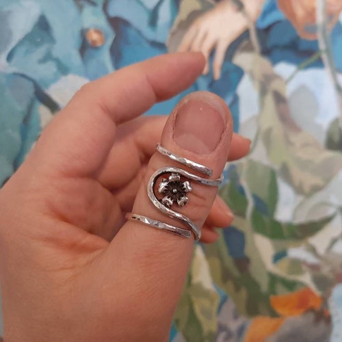 Arthritis Finger Splint Sterling Silver 925 or Brass - Etsy