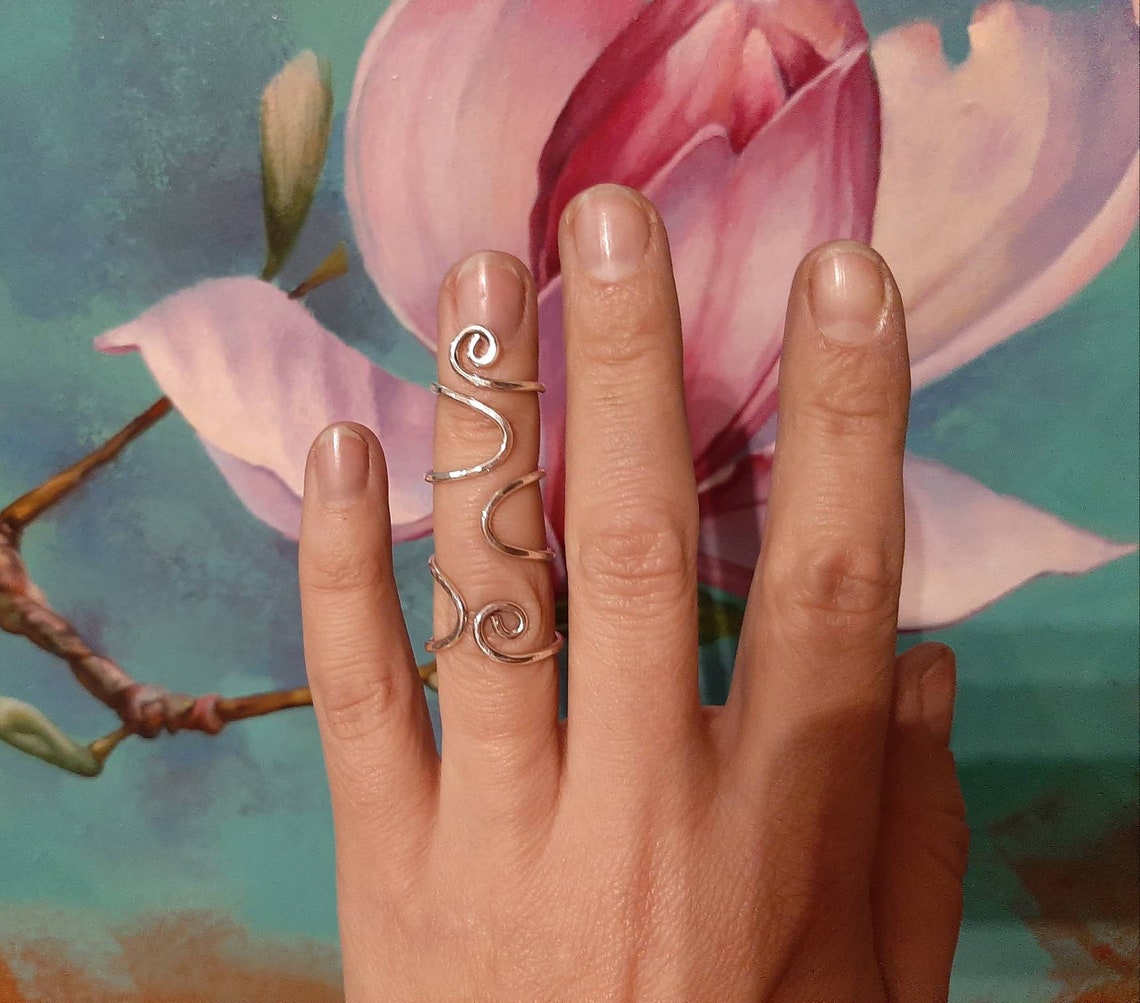 EDS Finger Splint Sterling Silver 925 for Both Joints - Etsy