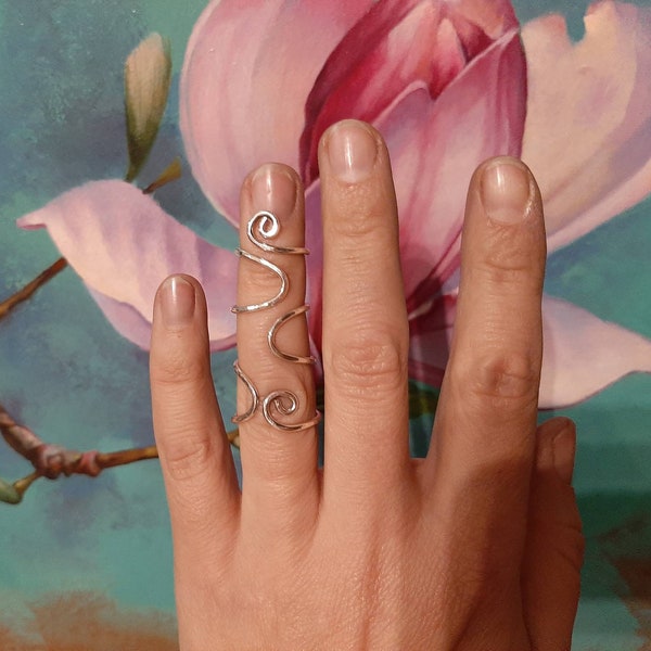 Silver Ring Splint - Etsy