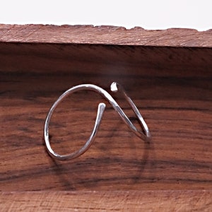 Arthritis Finger Sterling Silver Splint, Light Adjustable Hammered ...