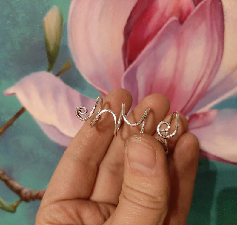 EDS Finger Splint Sterling Silver 925 for Both Joints Adjustable - Etsy