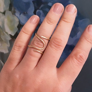 Arthritis Finger Splint Sterling Silver 925 or Brass Handmade Hammered ...