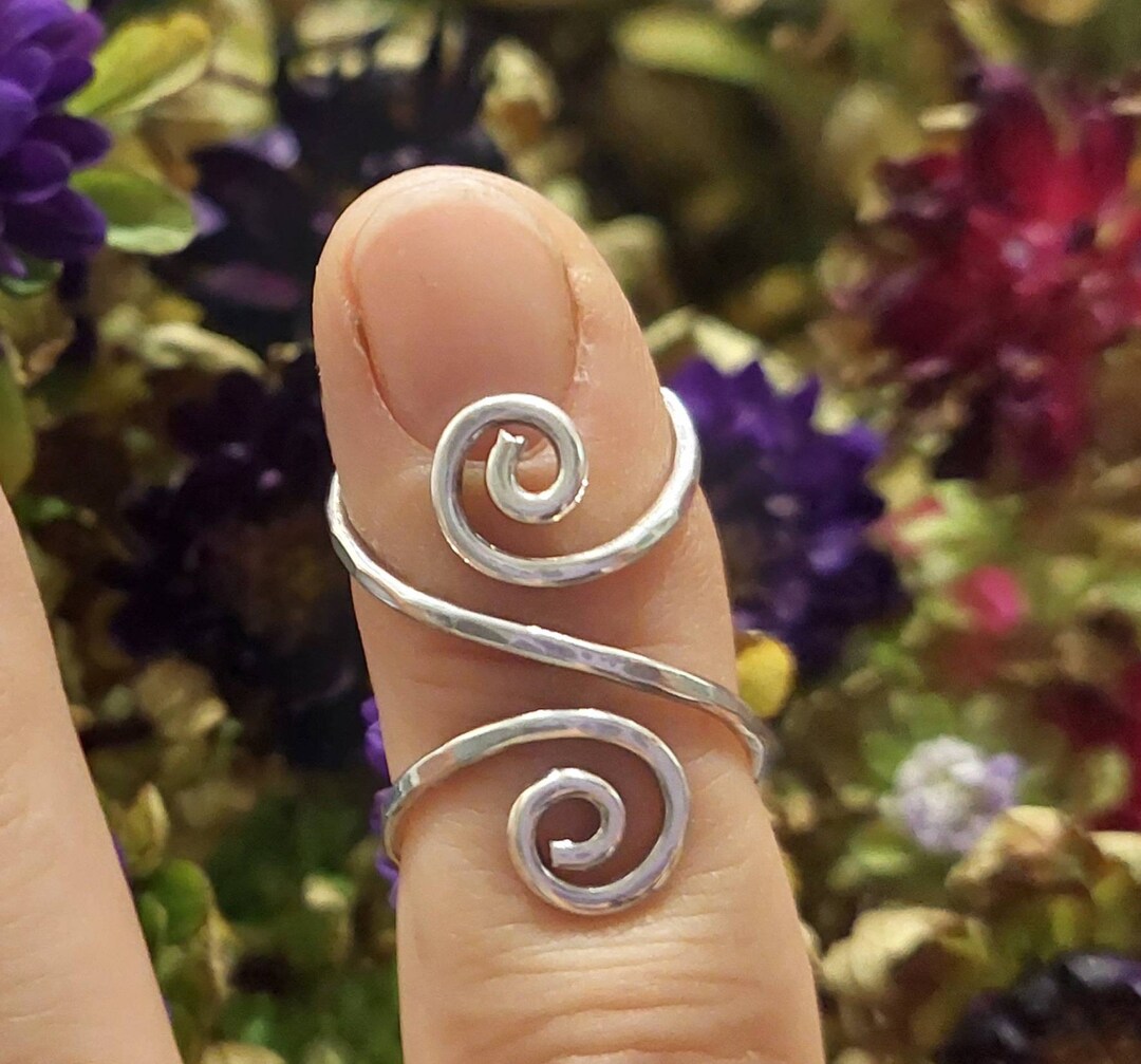 Arthritis Finger Splint Sterling Silver 925 or Brass Adjustable ...