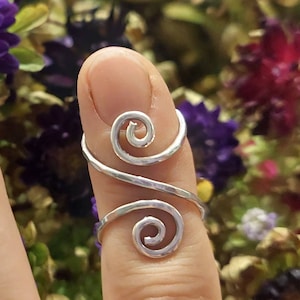 Arthritis Finger Splint Sterling Silver 925 or Brass Adjustable ...