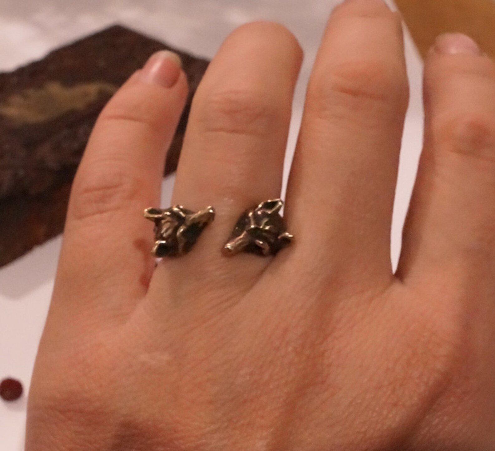 Vintage Ring Women Fox Ring Talisman Adjustable Ring Boho Ring - Etsy