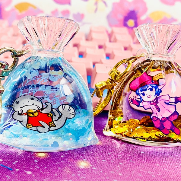 Liquid Keychain - Etsy