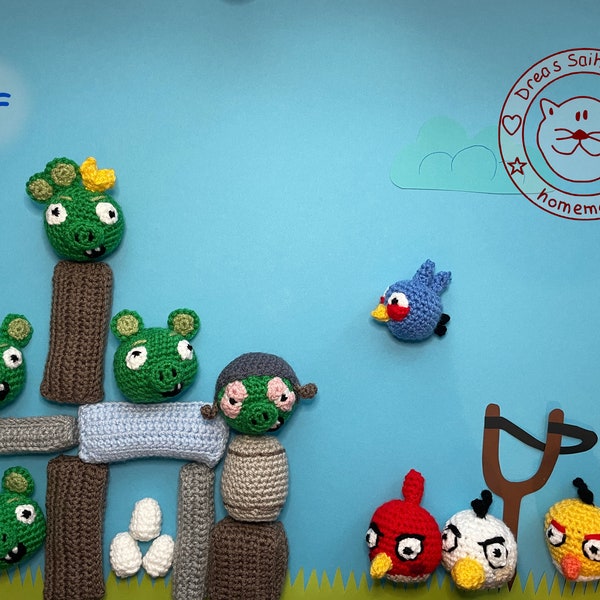 Crochet Angry Birds - Etsy