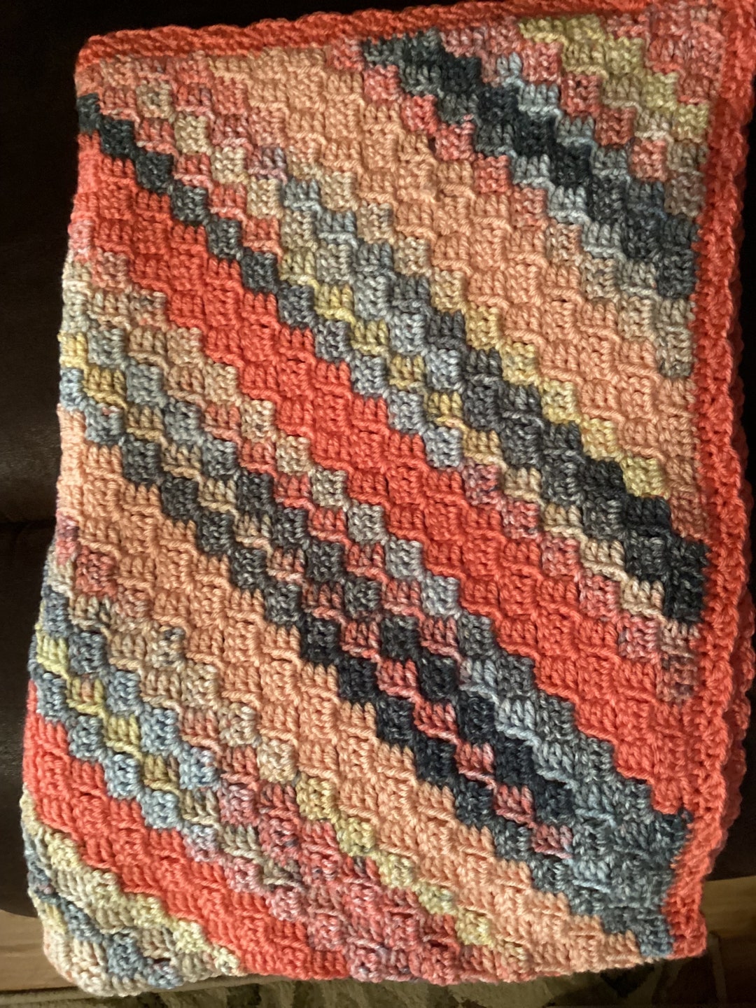 Baby Afghan Multi Color - Etsy