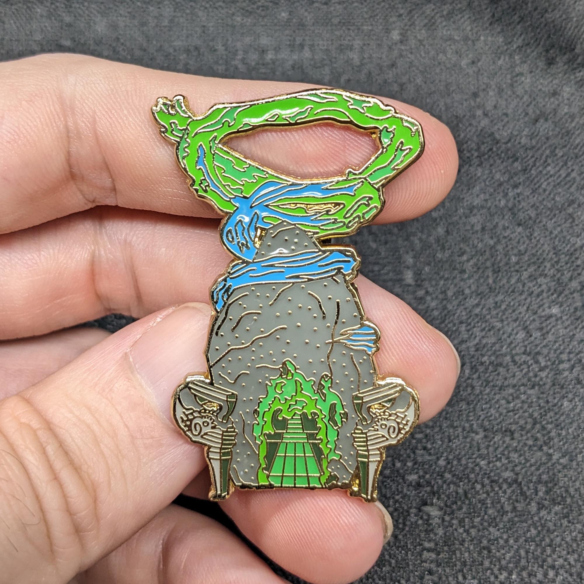 Zonai Shrine Enamel Pin - Zelda Tears of Kingdom | Glow-in-dark Hyrule ...
