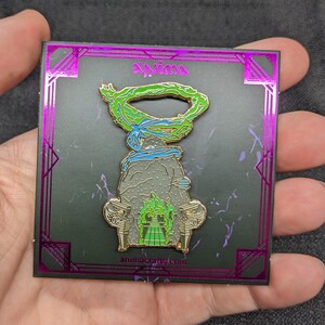 Zonai Shrine Enamel Pin - Zelda Tears of Kingdom | Glow-in-dark Hyrule ...