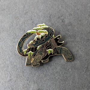 Genbu xuanwu the Black Tortoise Enamel Pin Limited Edition 500 ...