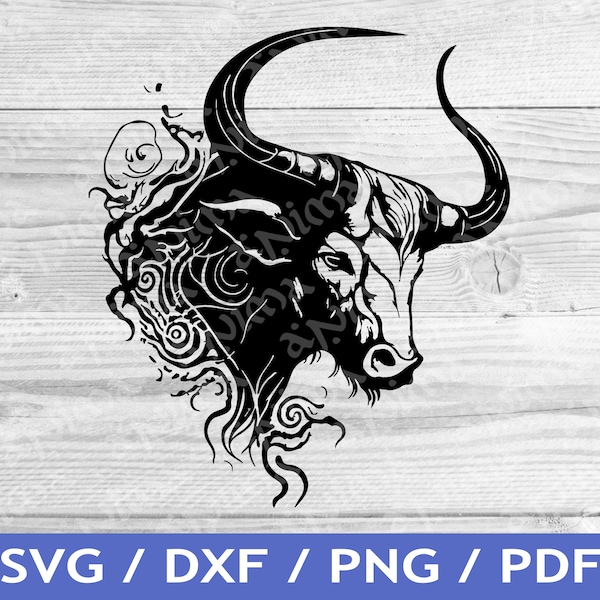 Taurus Svg - Etsy