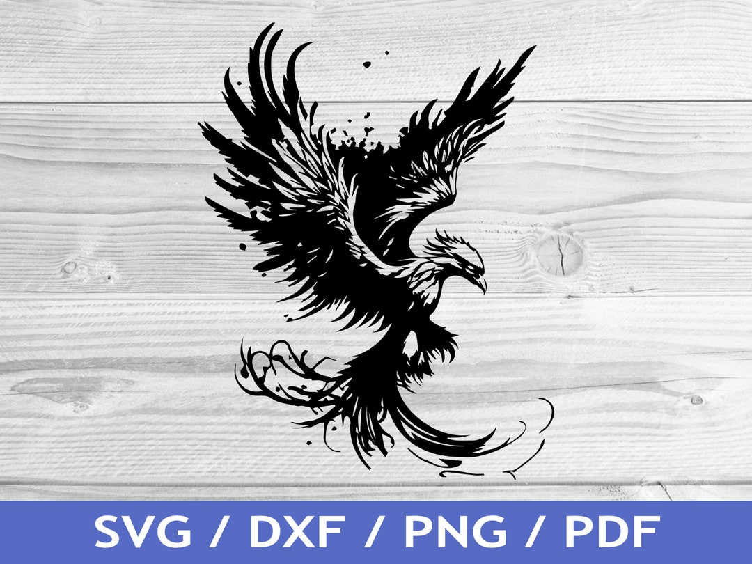 Phoenix SVG Cut Out / Phoenix Cricut Design / Phoenix Vector / Fantasy ...
