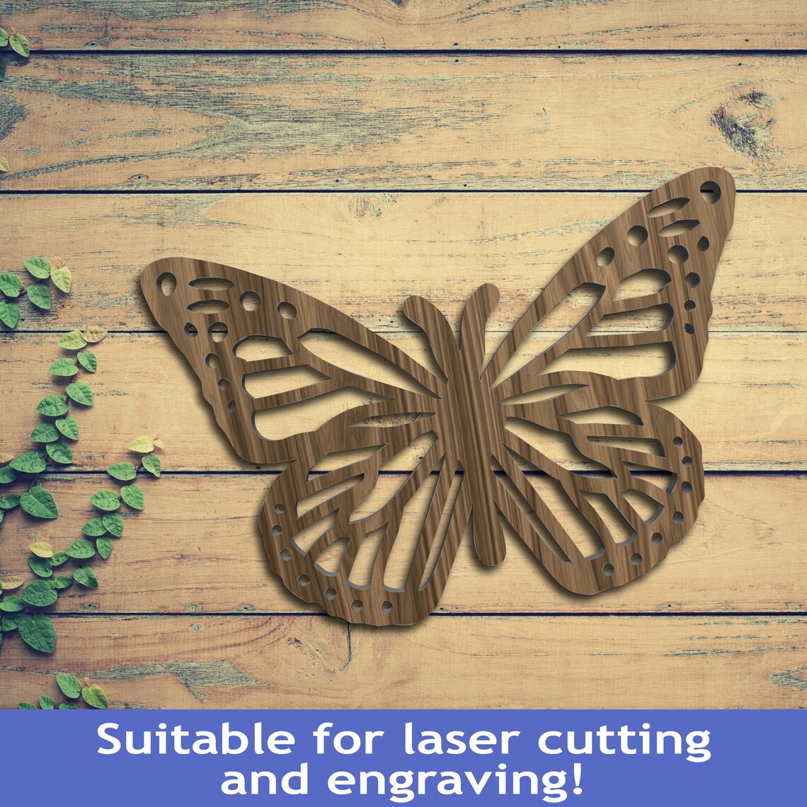 Monarch Butterfly SVG / DXF / PDF / Butterfly Cricut Design / Glowforge ...