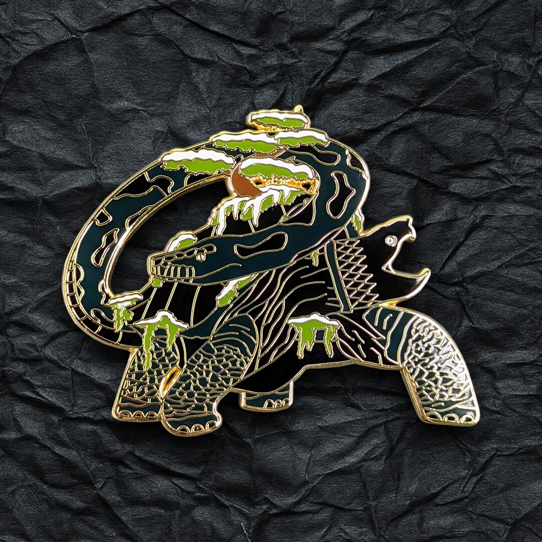 Genbu xuanwu the Black Tortoise Enamel Pin Limited Edition 500 ...