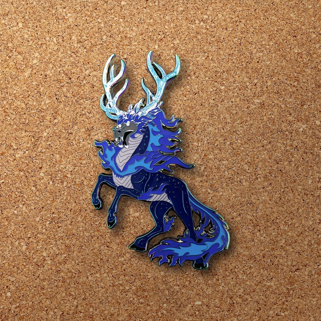 Qilin Enamel Pin the Emissary of Heaven, Limited Edition 500 ...