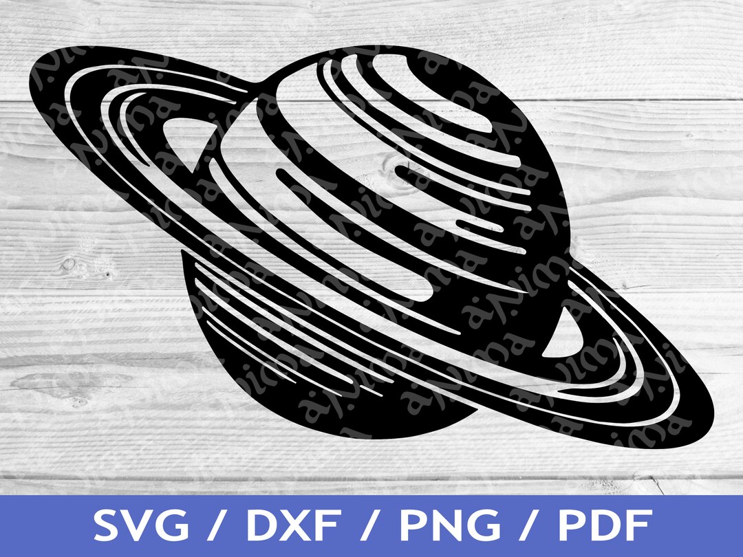 Saturn Planet SVG Cut Out / Planet T-shirt Design / Saturn Vector ...