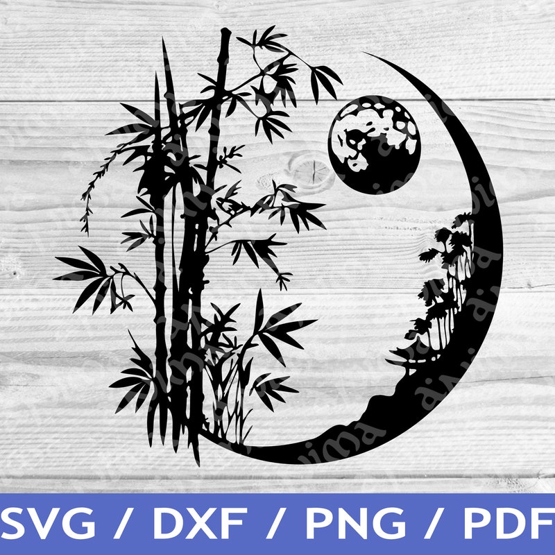 Moon Bamboo Art - Etsy