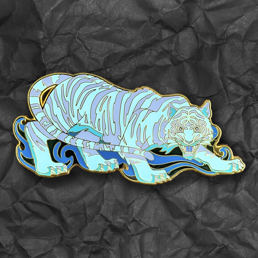 Phantom Baihu (byakko) Enamel Pin - Limited Edition 50 | Glow-in-dark ...