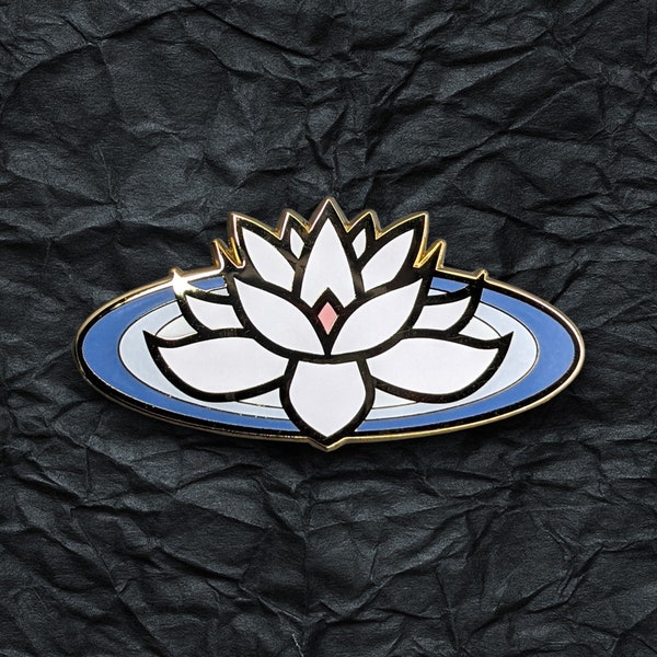 Enamel Lotus - Etsy
