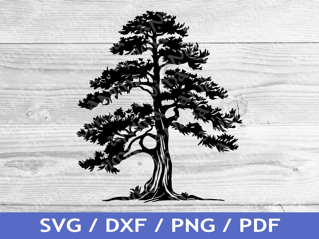 Pine Tree SVG Cut Out / Tree Cricut Design / Pine Vector / Nature ...