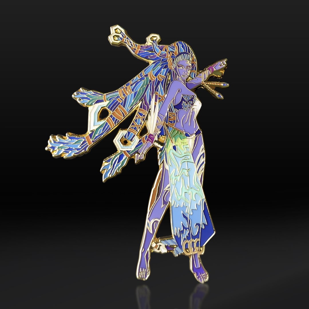 Shiva Enamel Pin - Final Fantasy X Aeon | FFX Summon Collectible | JRPG ...