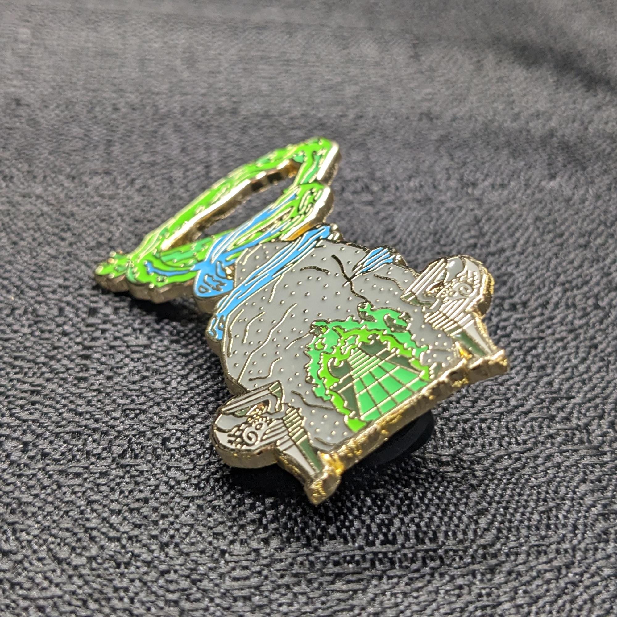 Zonai Shrine Enamel Pin - Zelda Tears of Kingdom | Glow-in-dark Hyrule ...