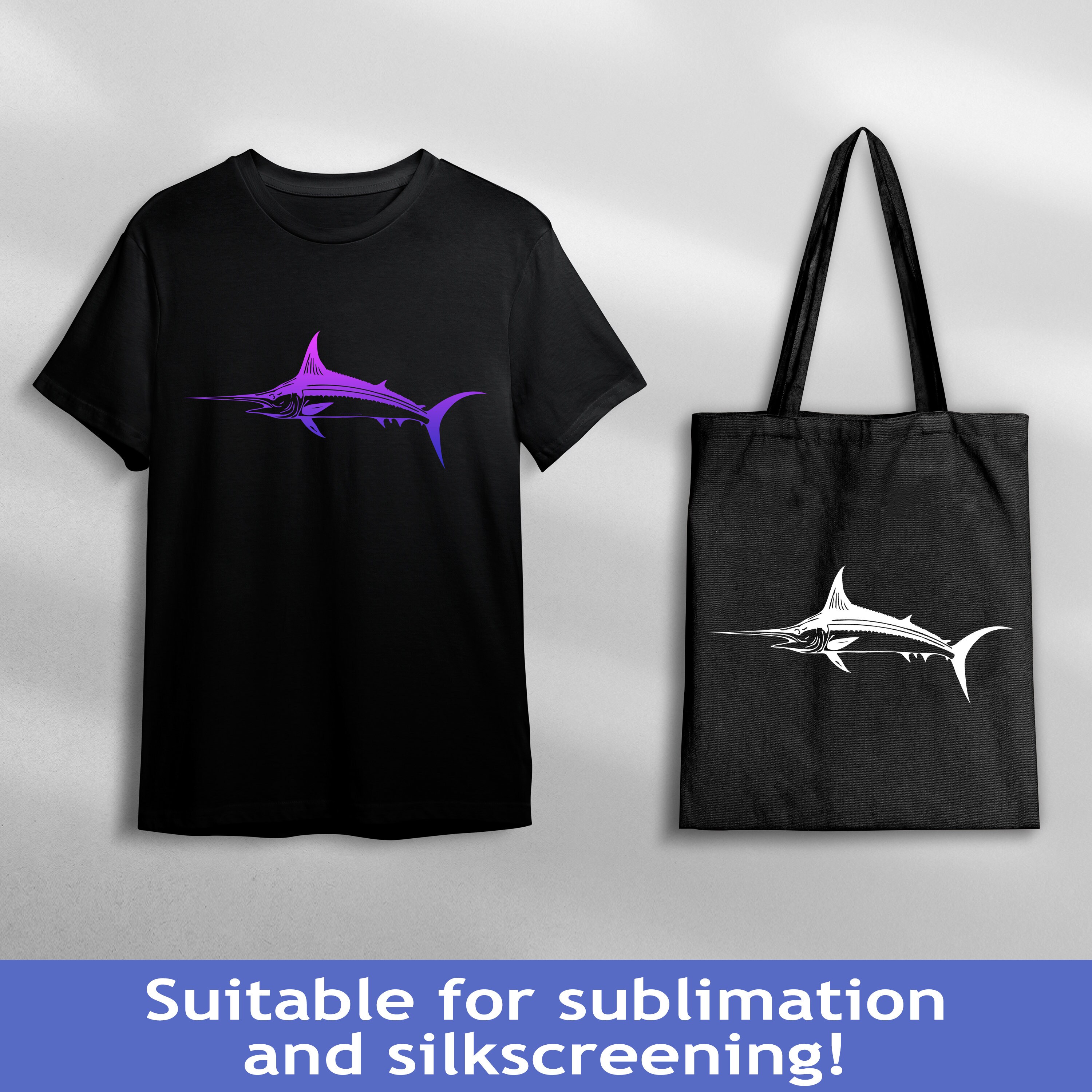 Marlin SVG Cut Out / Marlin Design / Fish Vector / Swordfish Vector ...