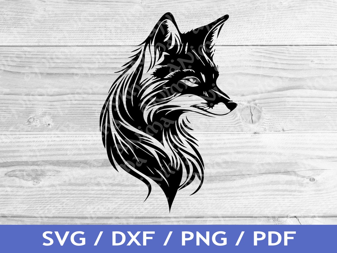 Fox SVG Cut Out / Fox Head T-shirt Design / Fox Vector / Laser File ...