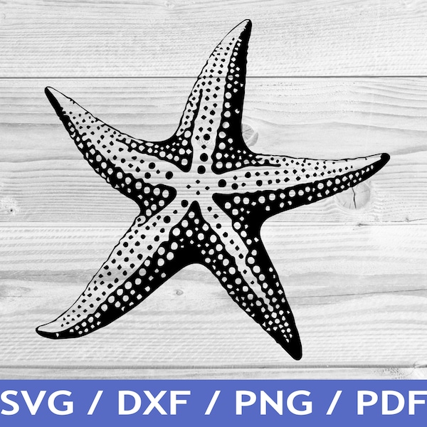 Starfish Svg - Etsy