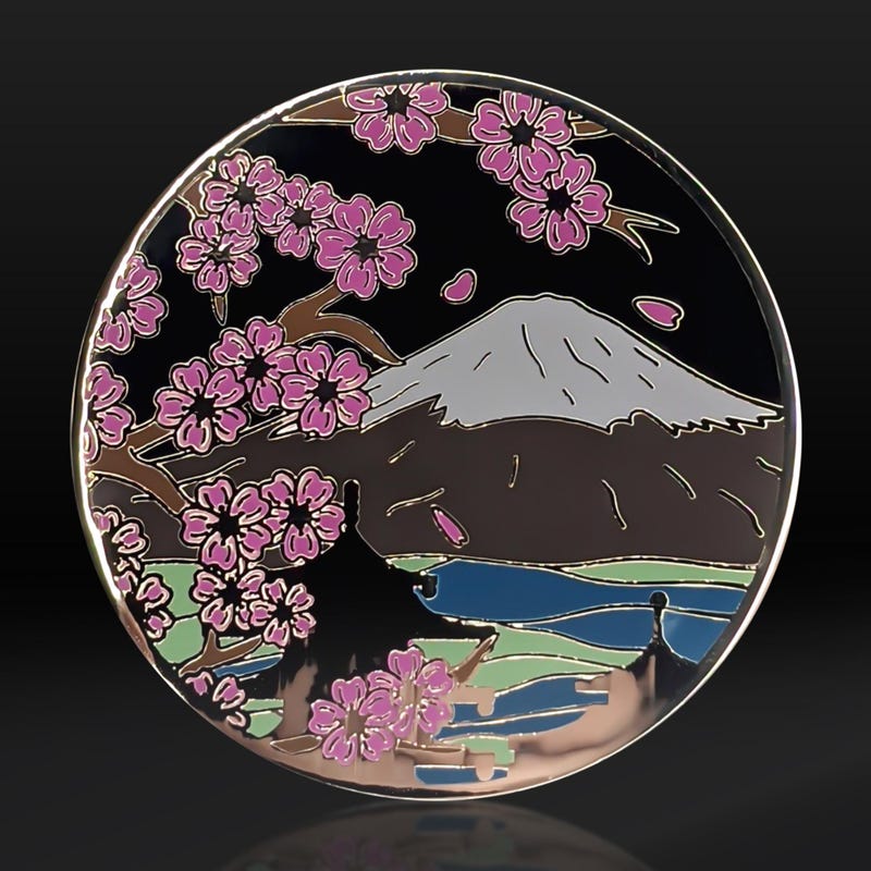 Japanese Enamel Pin - Etsy
