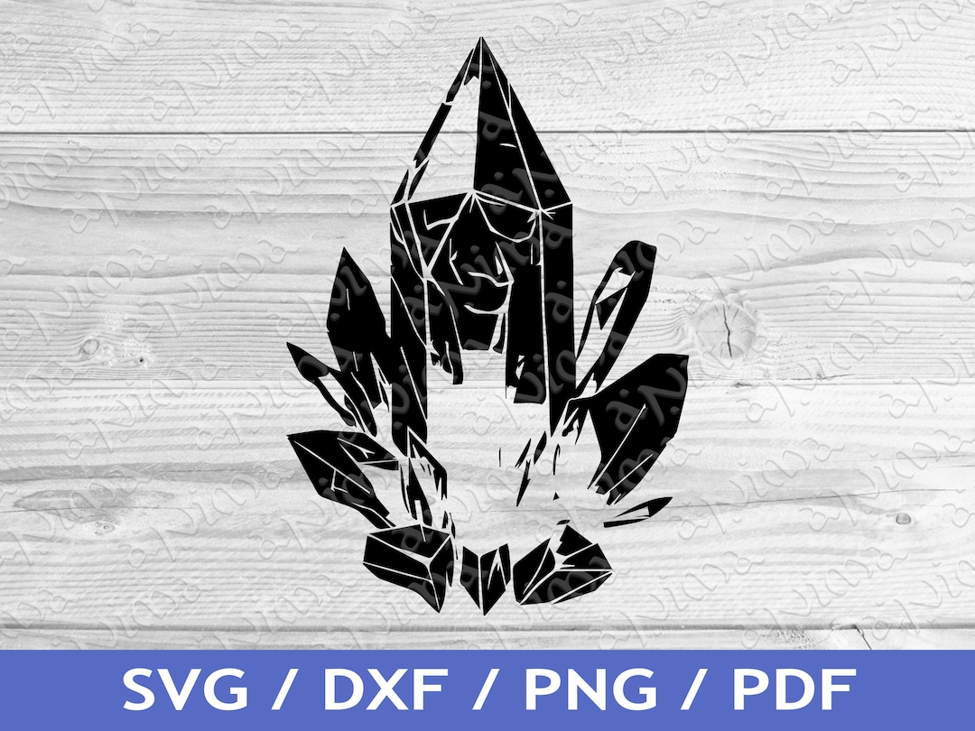 Shattered Crystal SVG Cut Out / Diamond Cricut Design / Quartz T Shirt ...