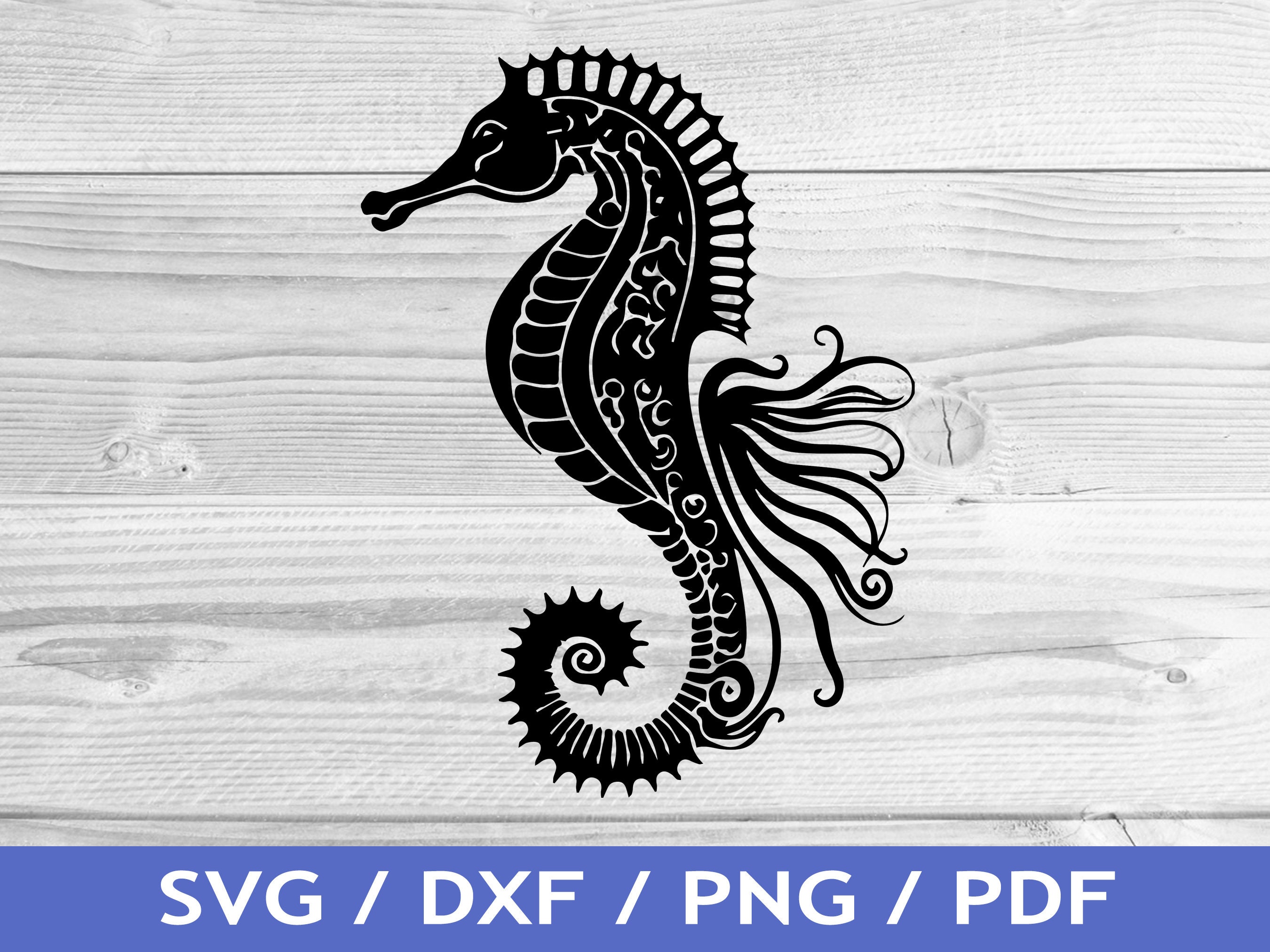 Seahorse Stencil Printable