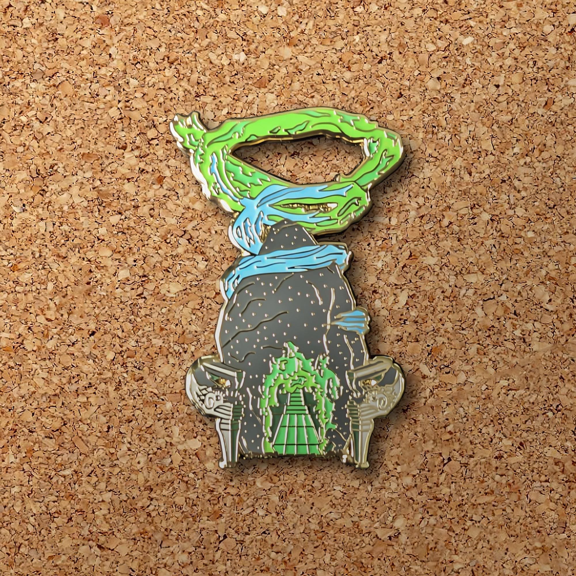 Zonai Shrine Enamel Pin - Zelda Tears of Kingdom | Glow-in-dark Hyrule ...