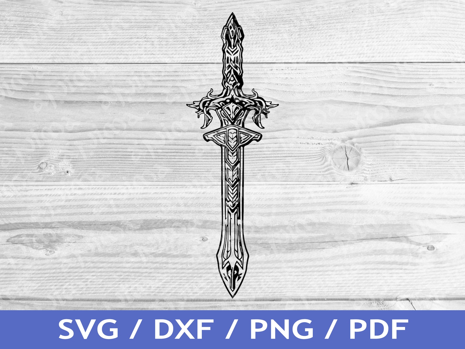 Legendary Sword SVG Cut Out / Sword Cricut Design / Dagger T Shirt ...