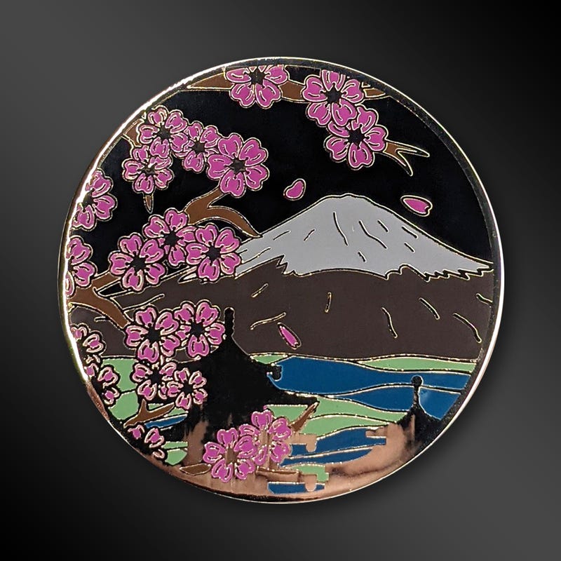 Japanese Enamel Pin - Etsy