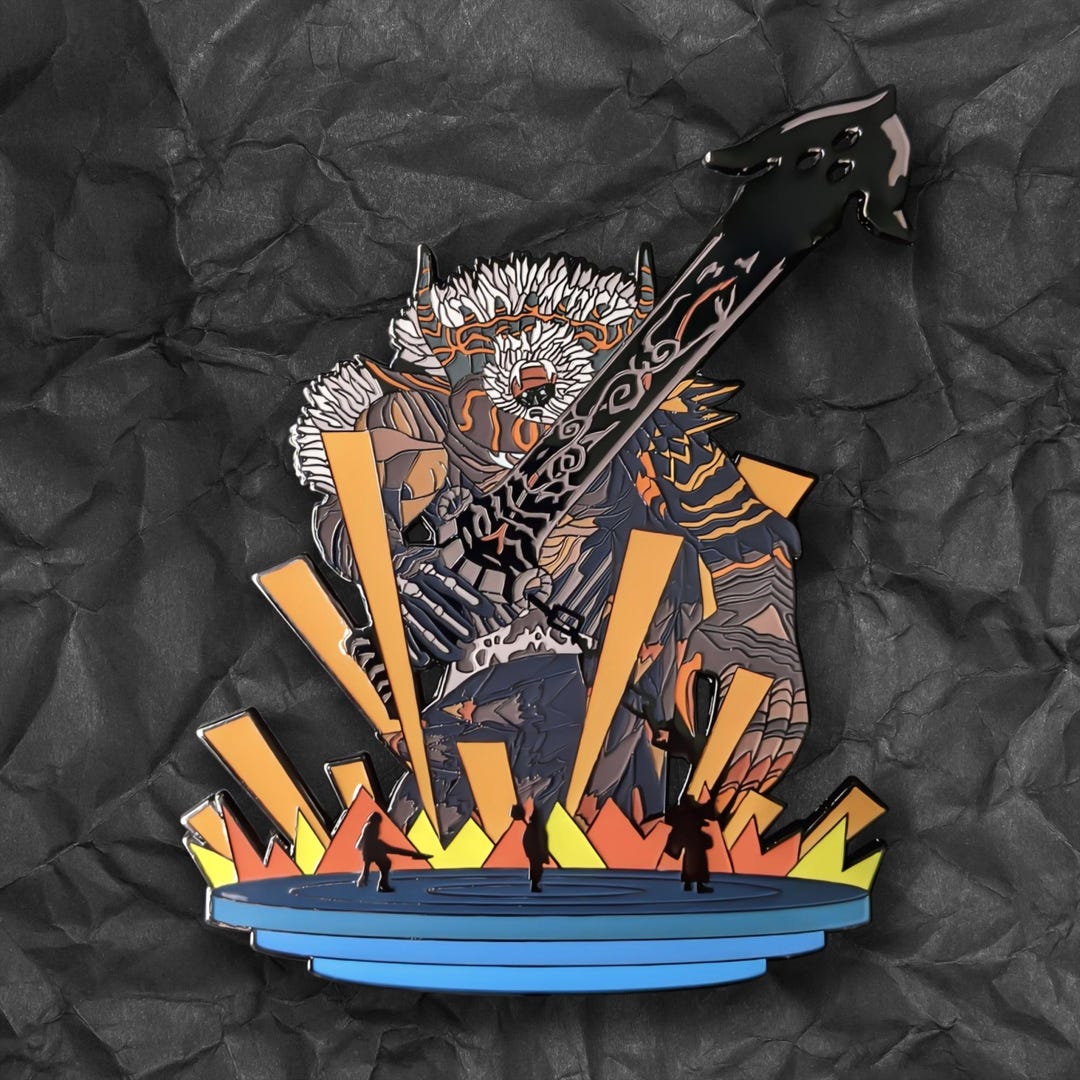 Braska's Final Aeon Enamel Pin - Final Fantasy X Collectible Lapel Pin, Aeon Summon Pin, Video ...