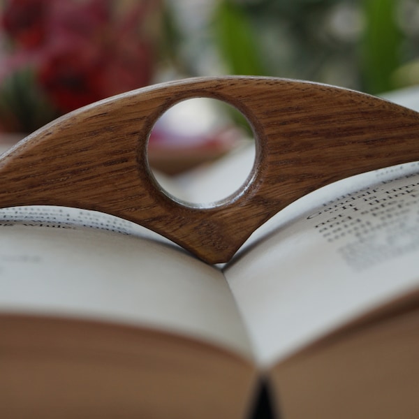 Wooden Book Holder - Etsy