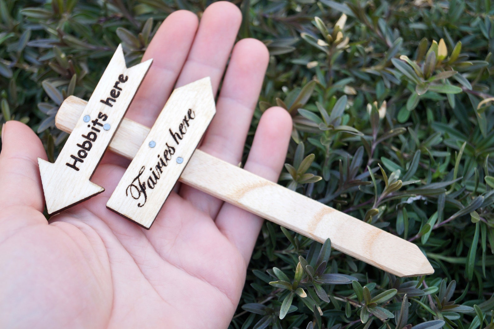 Fairy Garden Sign Fairy Garden Decor Fairy Sign Post Fairy - Etsy