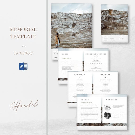 Plantilla De Orden De Servicio Para Funerales