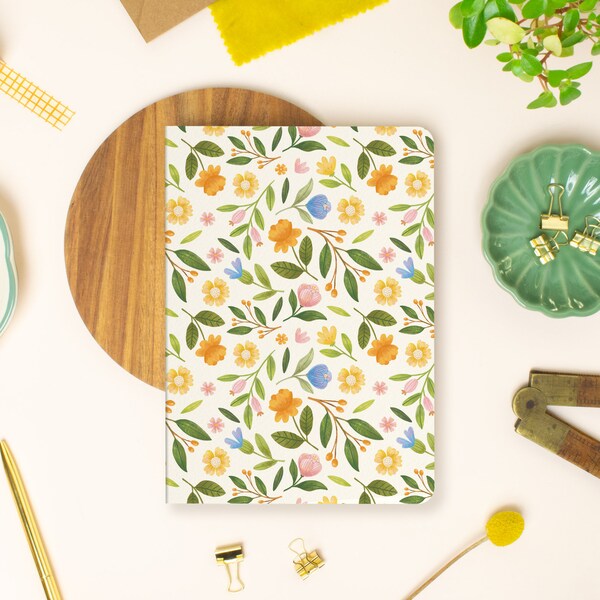 Floral Journal - Etsy