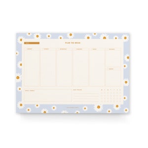 Set of A4 Week Planner, A5 Day Planner, to Do List Notepad, Plan Daily ...