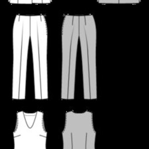 Burda Sewing Pattern 7075 Combination Long Blazer Top - Etsy