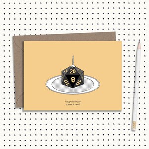 Epic Nerd | Printable Card | Dnd | RPG | Birthday Card | Nerd | Geek ...